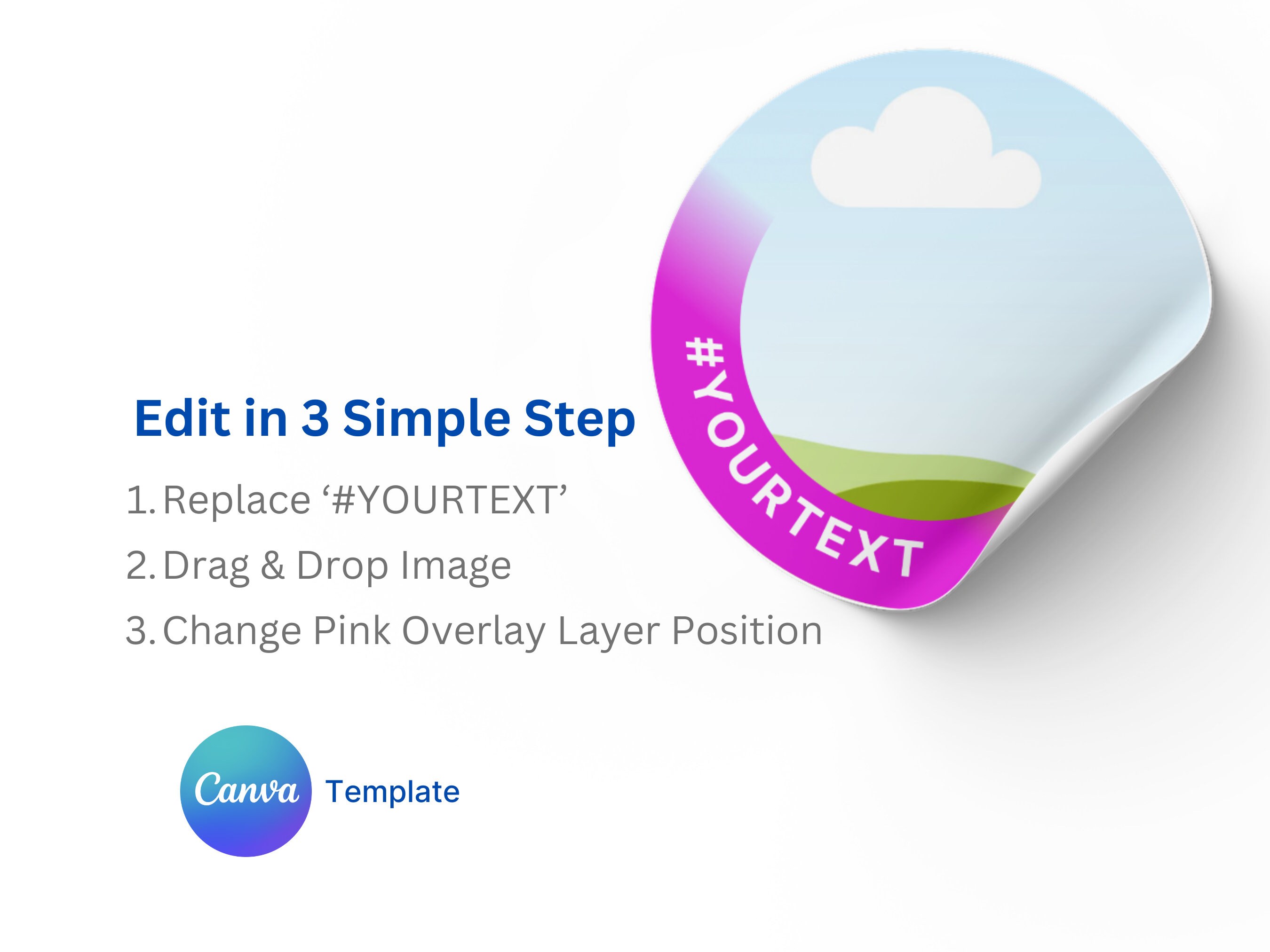 Linkedin Profile Picture Frames Canva Template Add to Your - Etsy