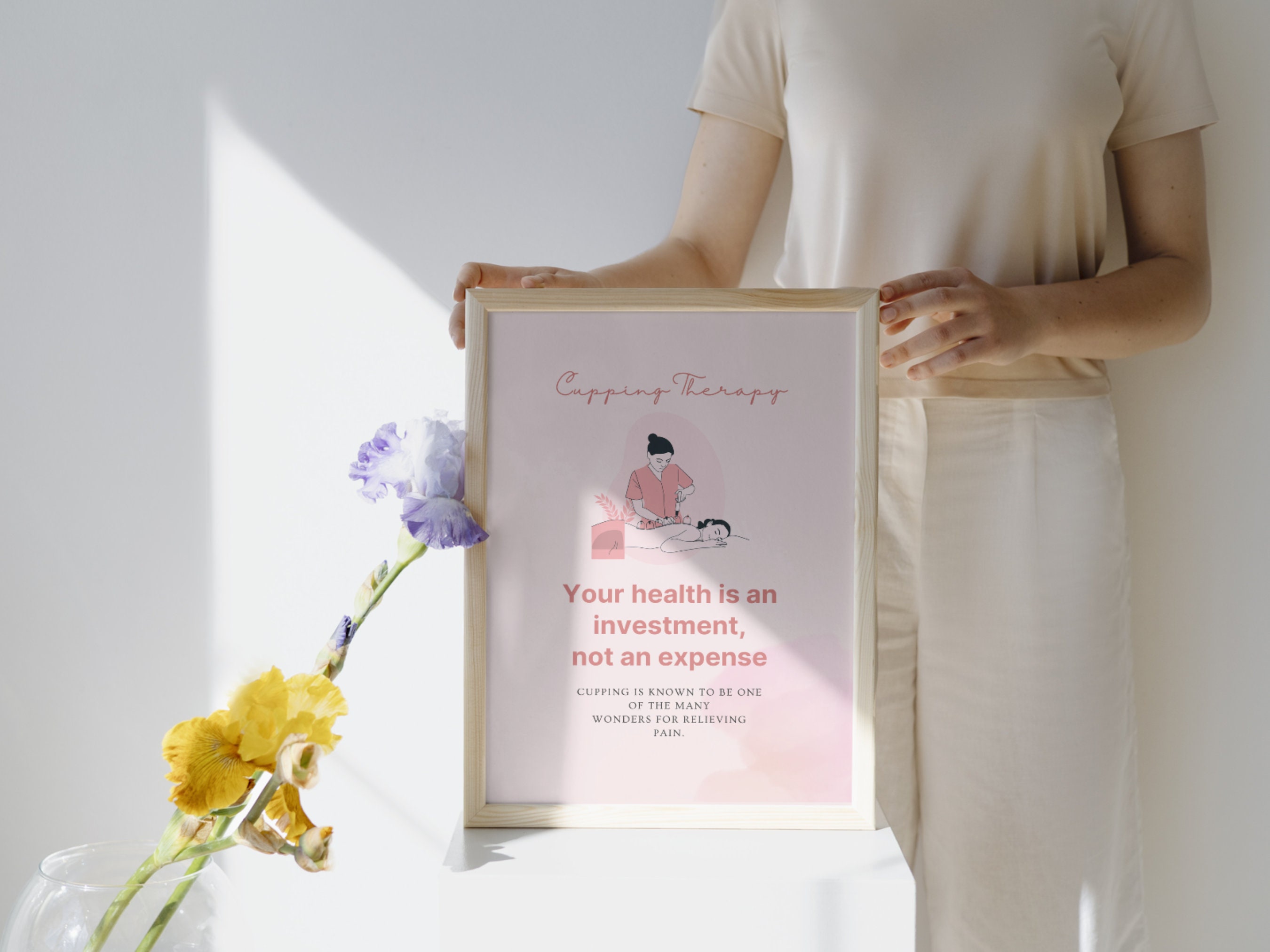 Cupping Therapy Hijama A3 Poster Health is Investment Not - Etsy