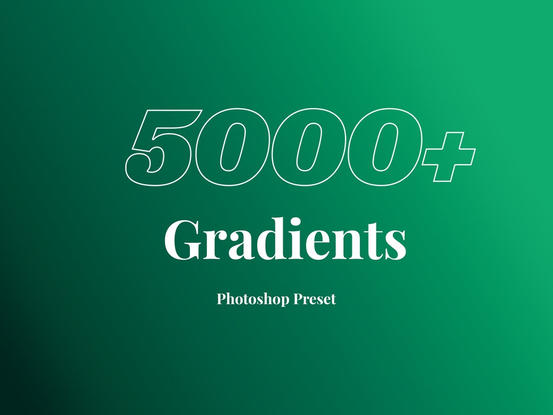5000 Gradients for Photoshop, Including Nude Gradients, Pastel ...