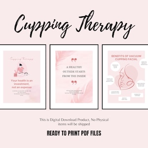 Enhance Your Practice With Cupping Therapy Hijama Posters Instant ...