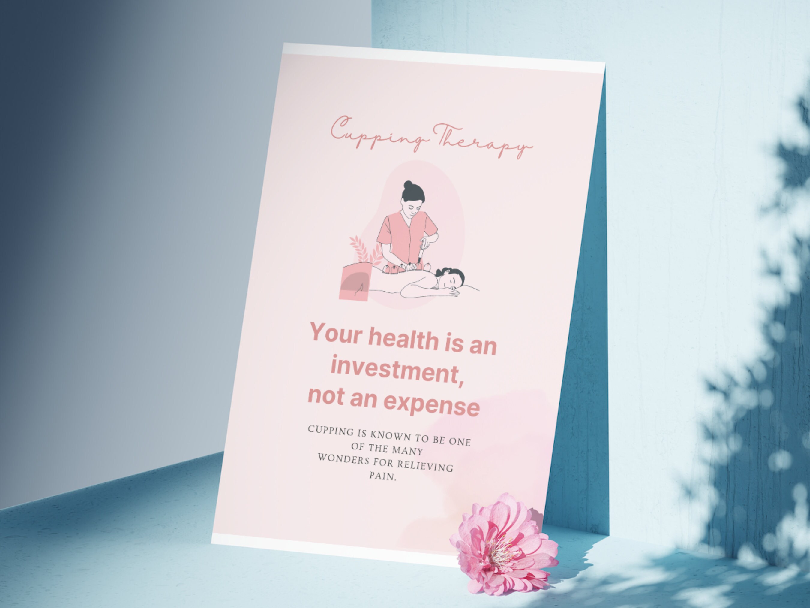 Cupping Therapy Hijama A3 Poster Health is Investment Not - Etsy