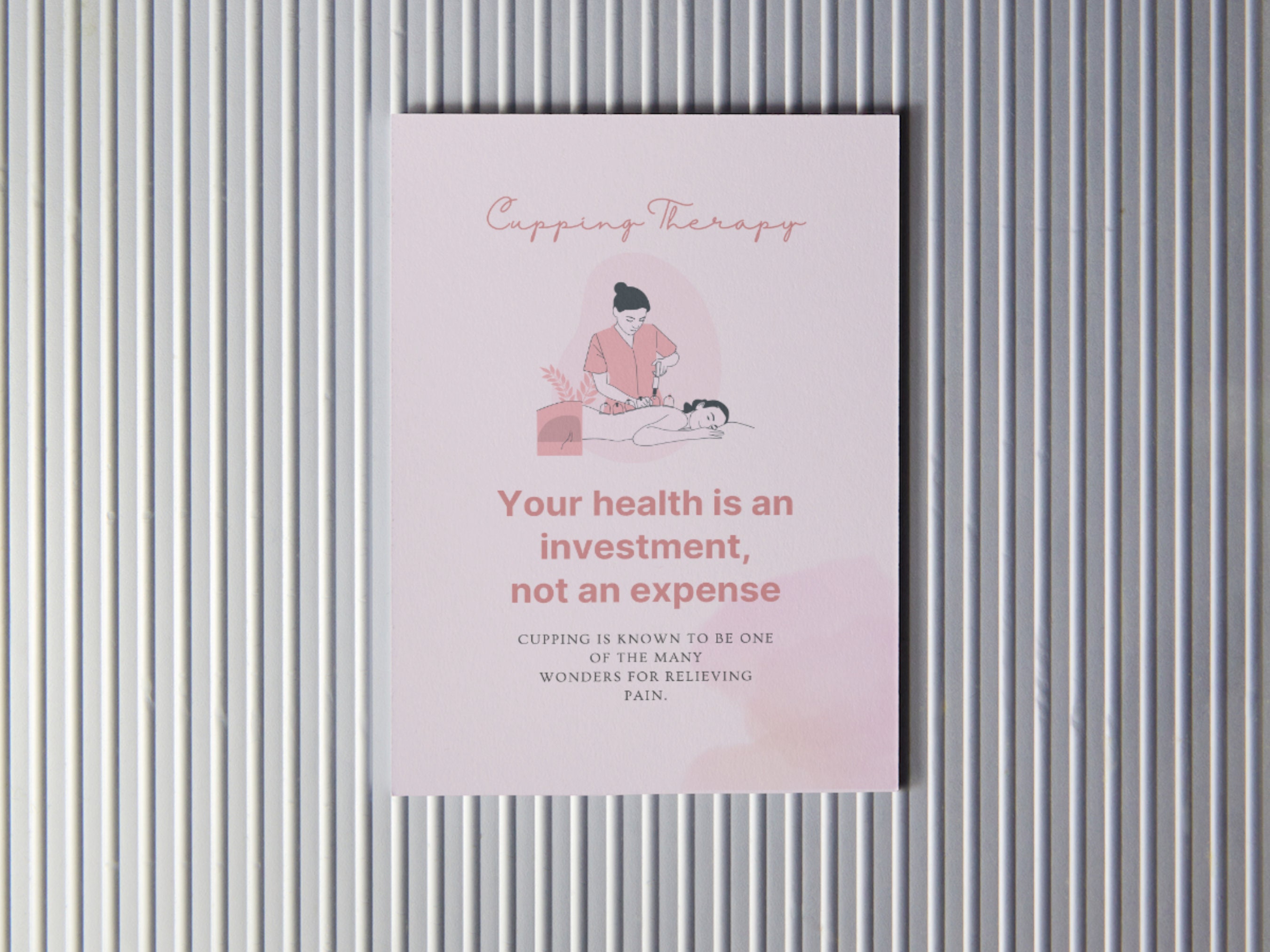 Cupping Therapy Hijama A3 Poster Health is Investment Not - Etsy