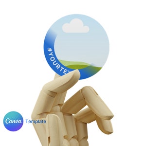 Linkedin Profile Picture Frames Canva Template, Add to Your Resume or ...