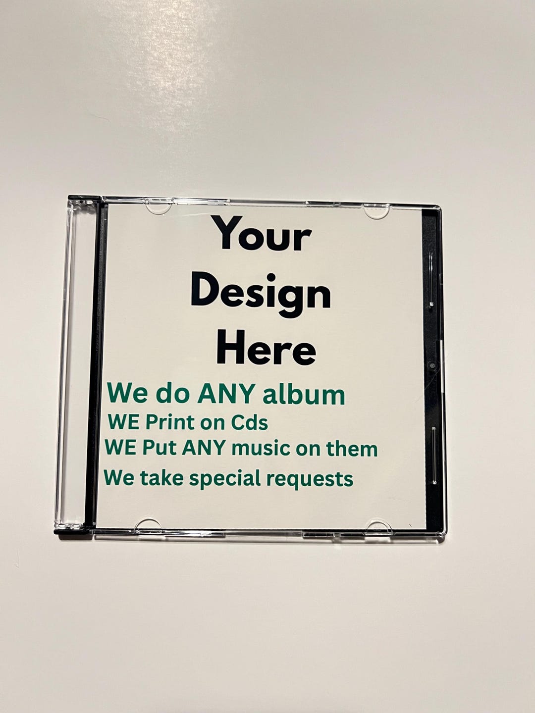 Create Your Own CD & SLIM Jewel Case Design. With Music. Customizable ...