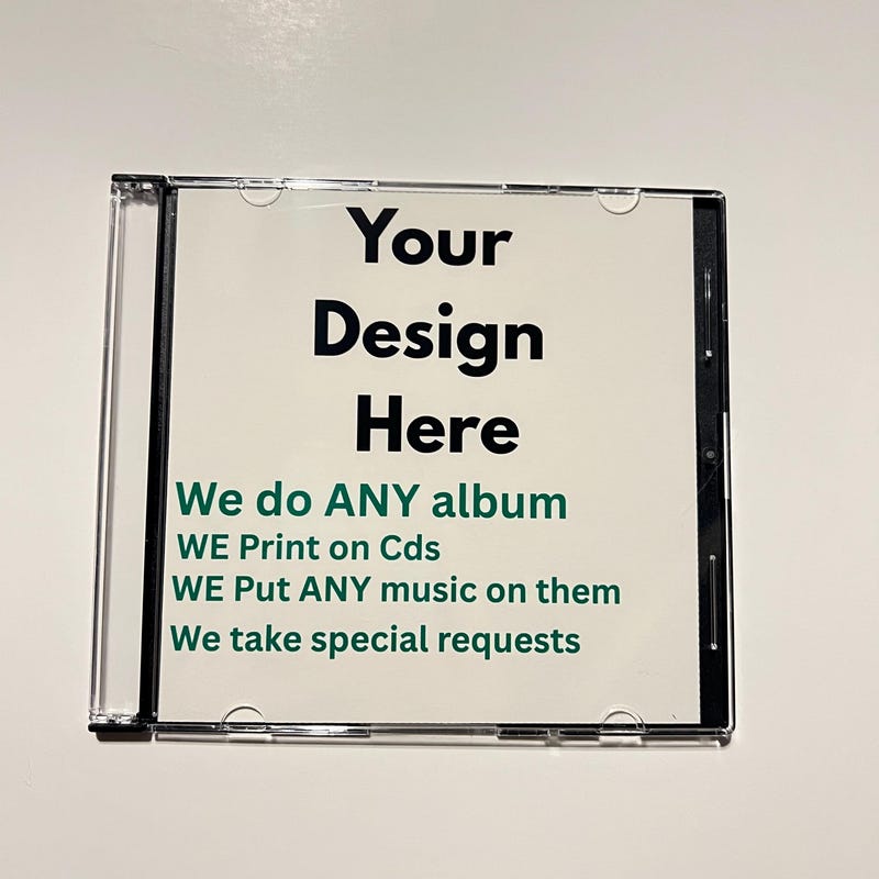 Custom Cd - Etsy