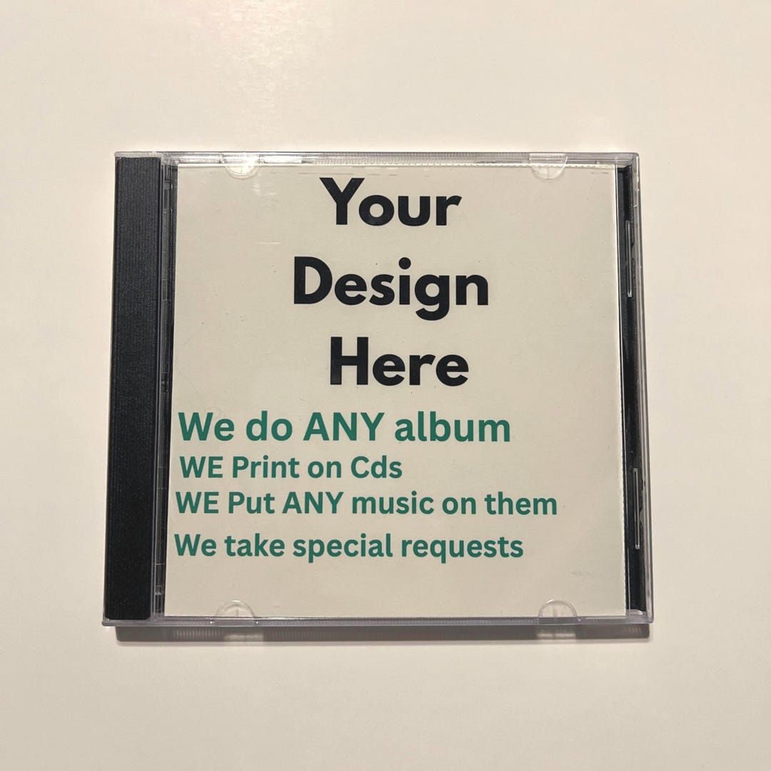 Create Your Own CD & Jewel Case Design. With Music. - Etsy