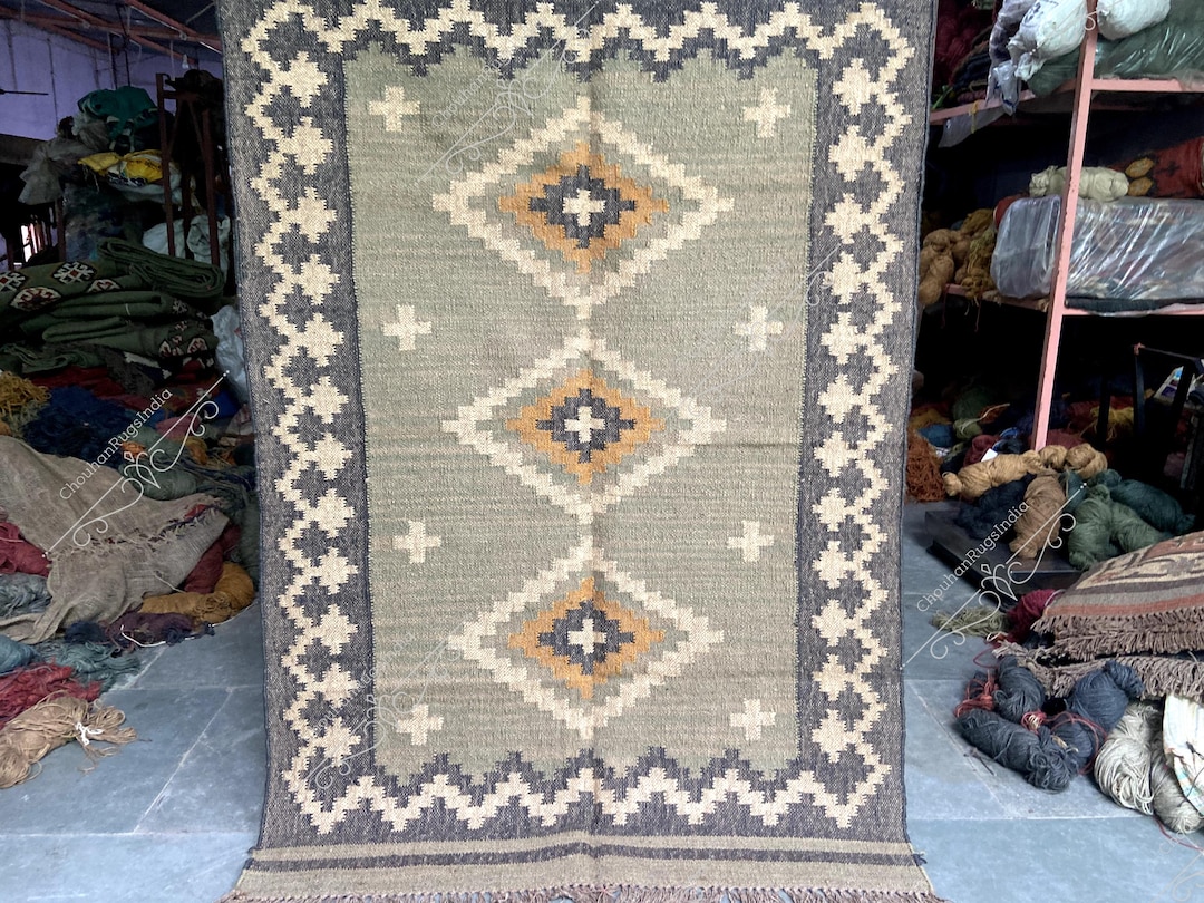 Handmade Navajo Kilim Rug, Aztec Rug, Accent Rug, Outdoor Rug/indoor ...