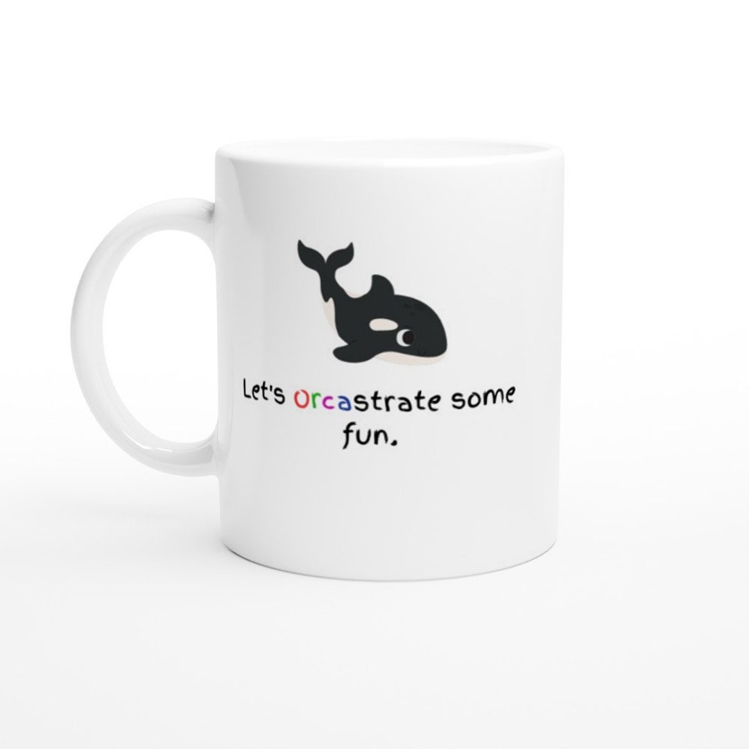 Orca Whale Mug for Sea Life and Ocean Lovers Cute Present for - Etsy