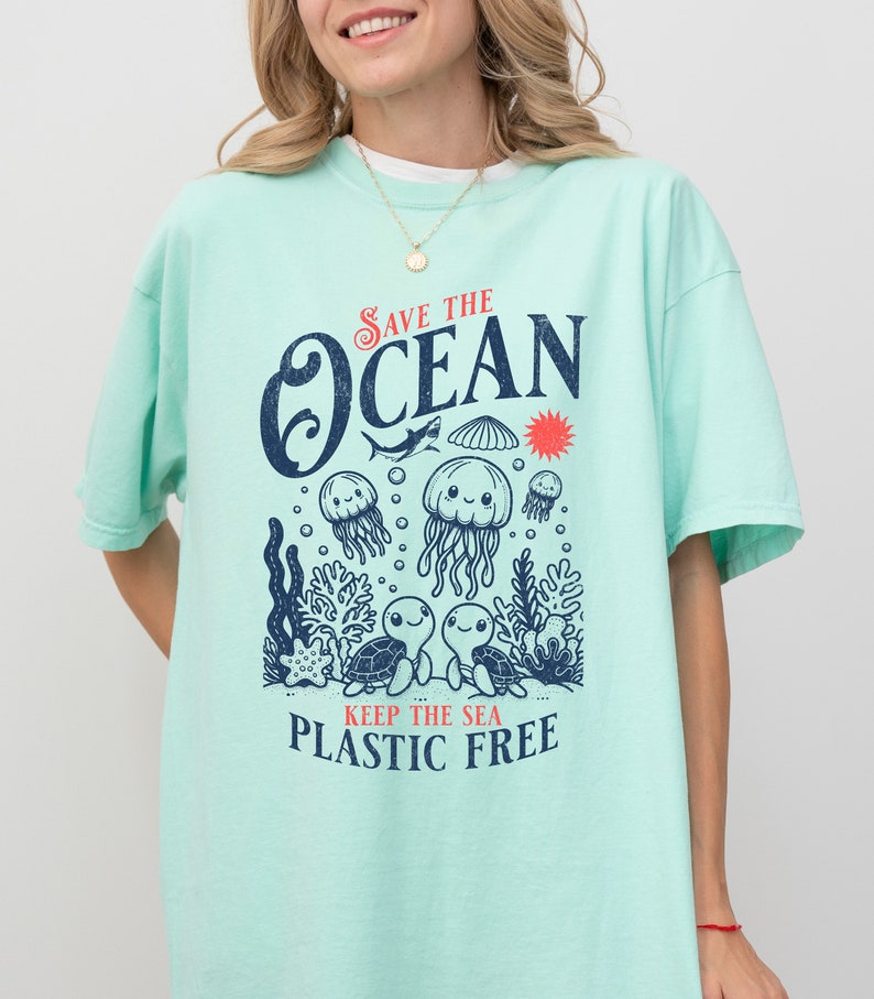 Protect Our Oceans Shirt Ocean Inspired Style Ocean Animal Shirt Save ...