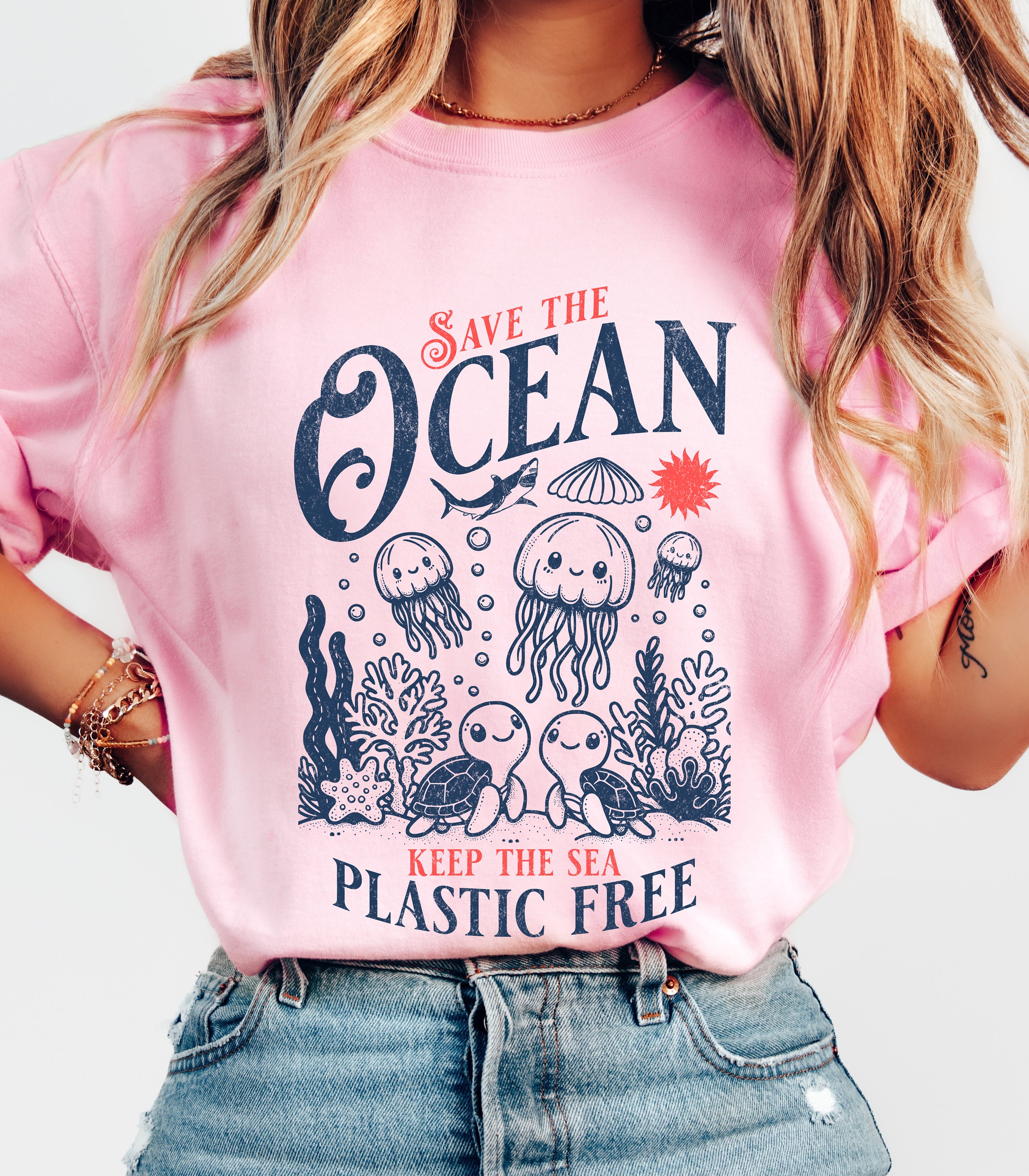 Protect Our Oceans Shirt Ocean Inspired Style Ocean Animal Shirt Save ...