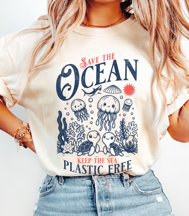 Protect Our Oceans Shirt Ocean Inspired Style Ocean Animal Shirt Save ...