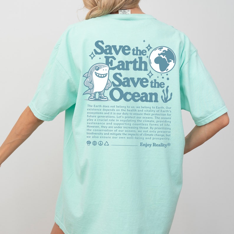 Protect Our Oceans Shirt Ocean Inspired Style Ocean Animal Shirt Save ...