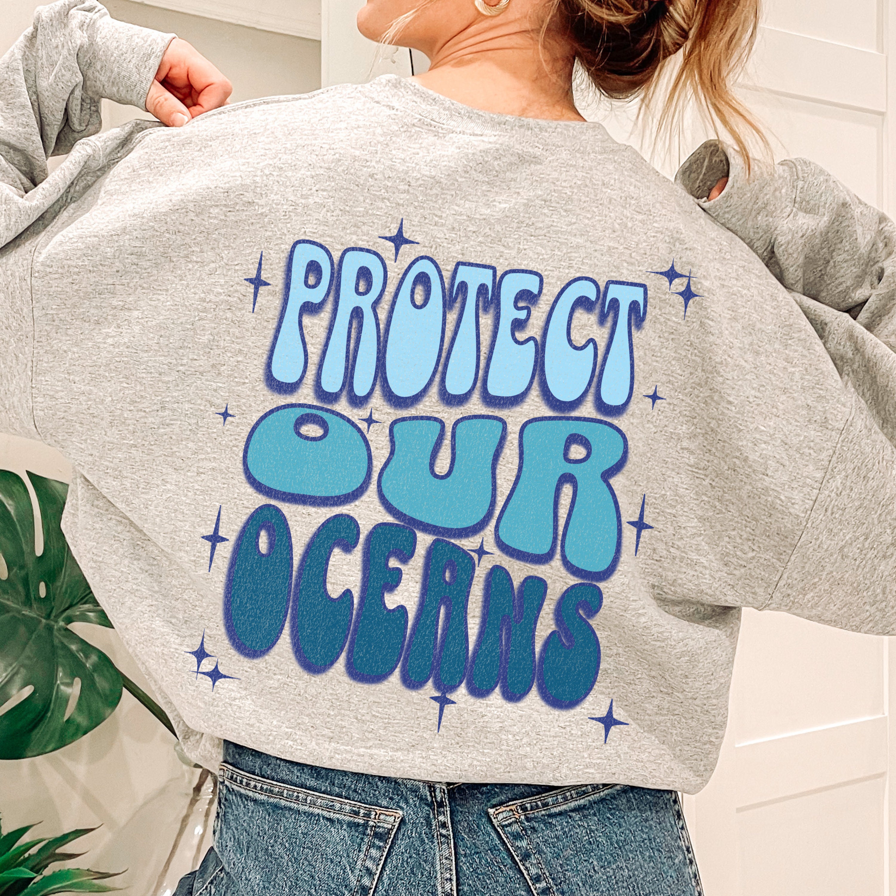 Protect Our Oceans Ocean Inspired Style Ocean Animal Sweatshirt Save ...