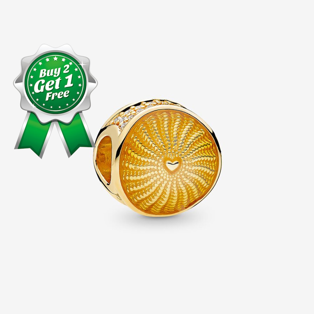 Bright Sunshine Charm S925 Sterling Silver Charm Charm for - Etsy