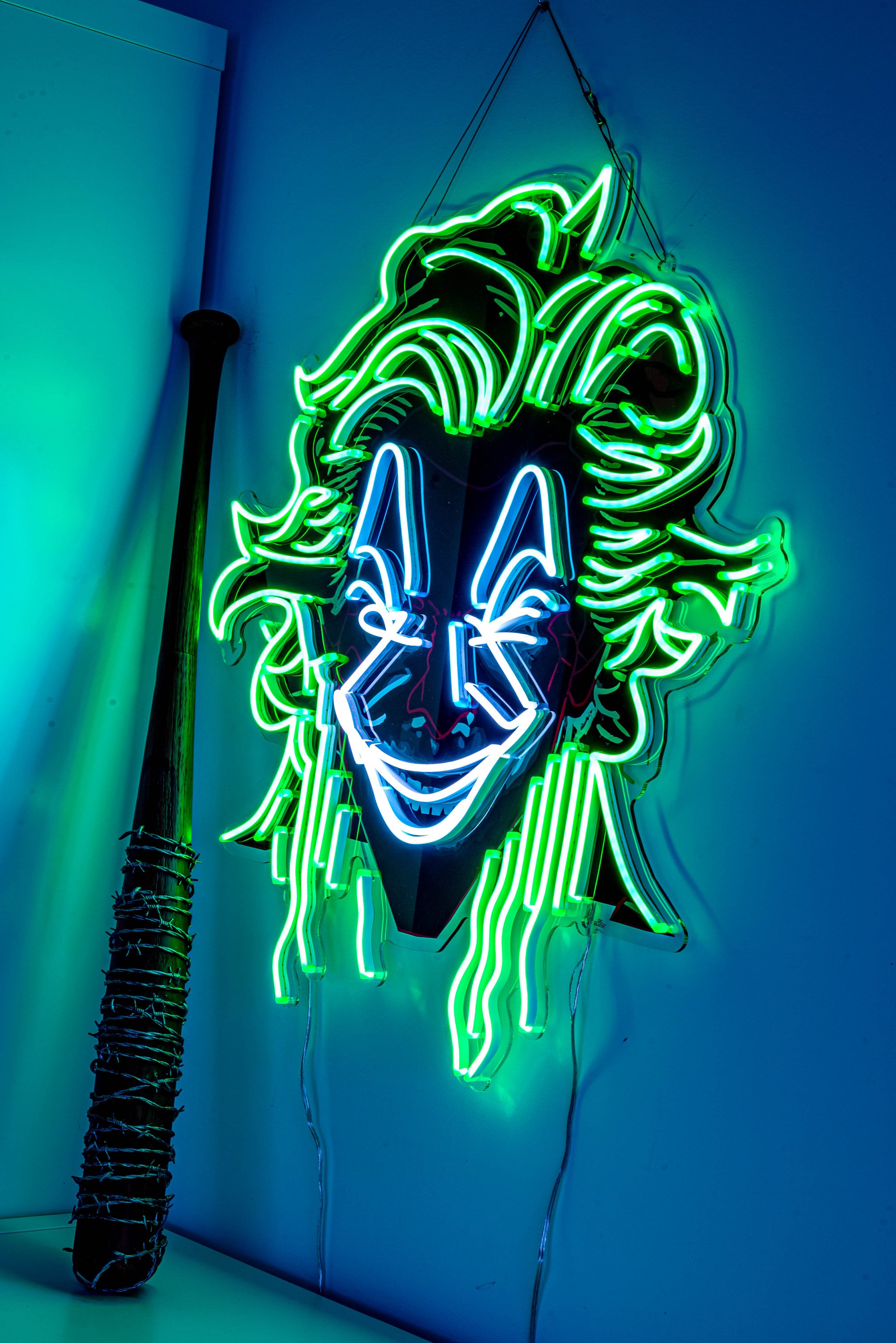 Clown Acrylic Neon LED Sign: Wall Art, Men & Boyfriend Gift for Funky ...