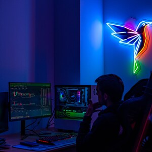Hummingbird Neon LED Acrylic Sign: Animal Night Light | Perfect Neon ...
