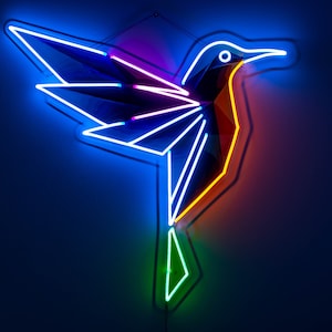 Hummingbird Neon LED Acrylic Sign: Animal Night Light | Perfect Neon ...