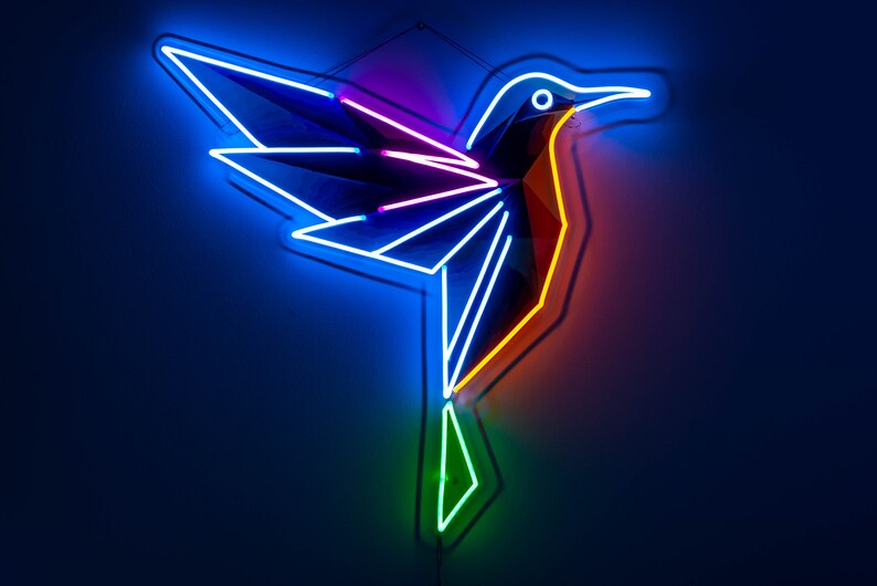 Hummingbird Neon LED Acrylic Sign: Animal Night Light | Perfect Neon ...
