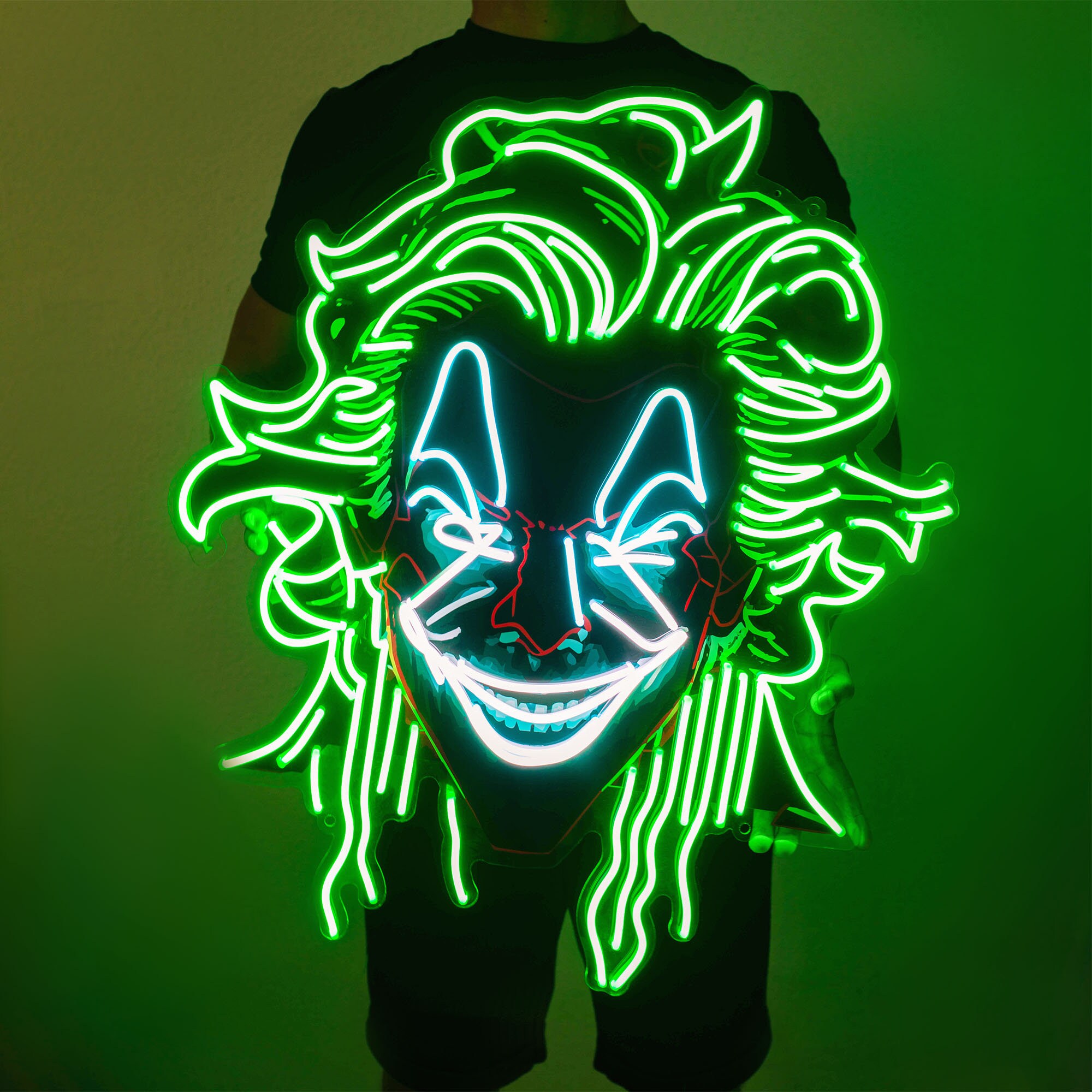 Clown Acrylic Neon LED Sign: Wall Art, Men & Boyfriend Gift for Funky ...