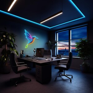 Hummingbird Neon LED Acrylic Sign: Animal Night Light | Perfect Neon ...