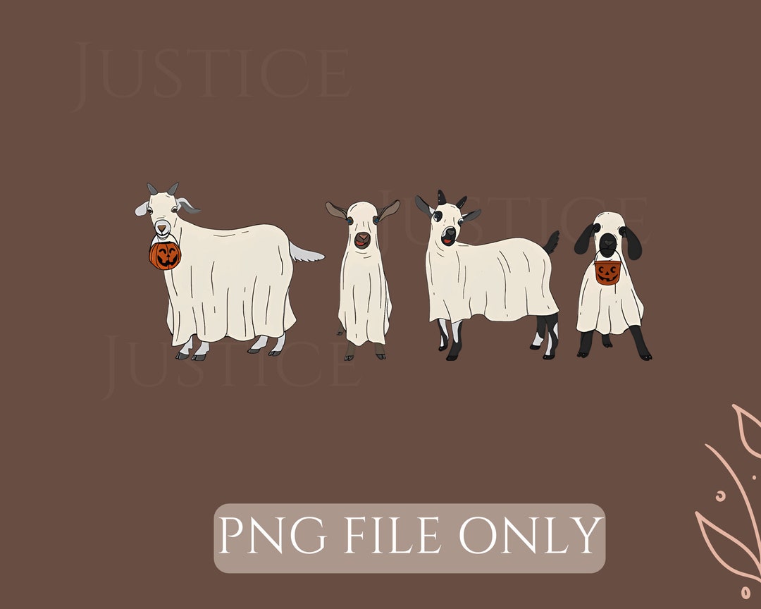Goat PNG Ghost Goat Png Halloween Goats Png Funny Goat Png - Etsy