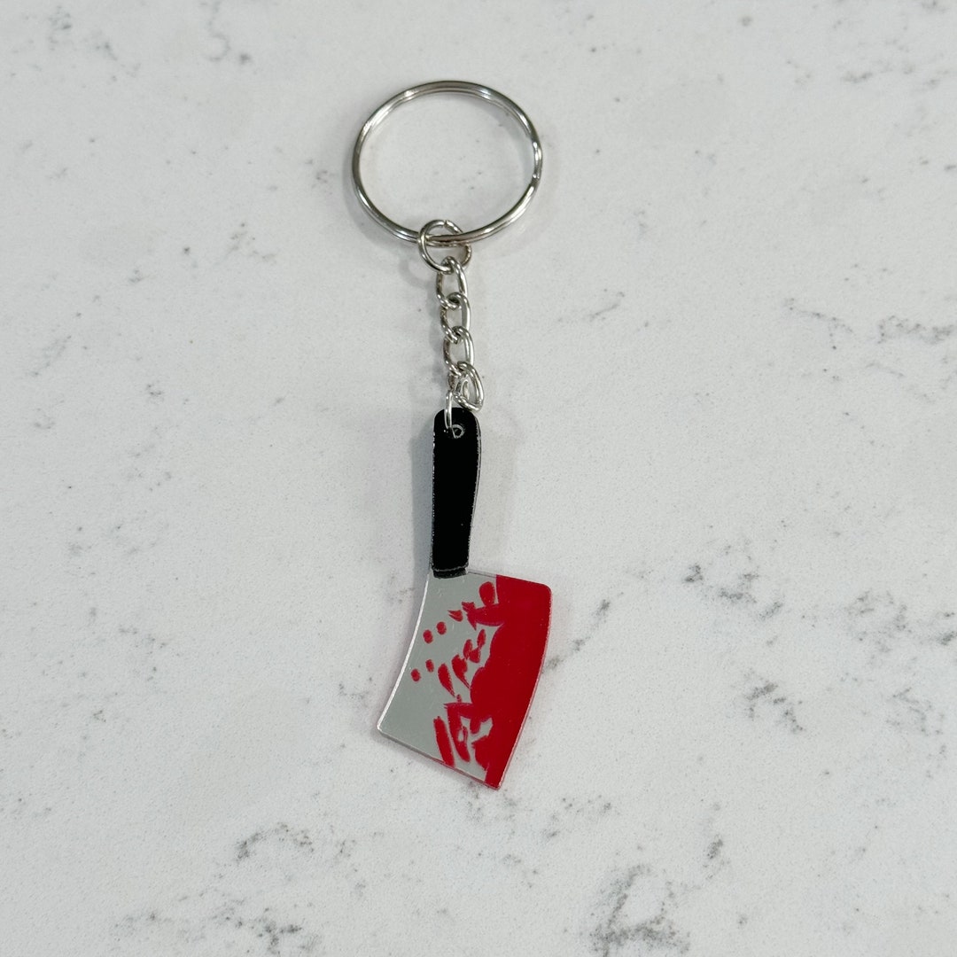 Bloody Hatchet - Knife Keychain - Horror - Halloween - Etsy