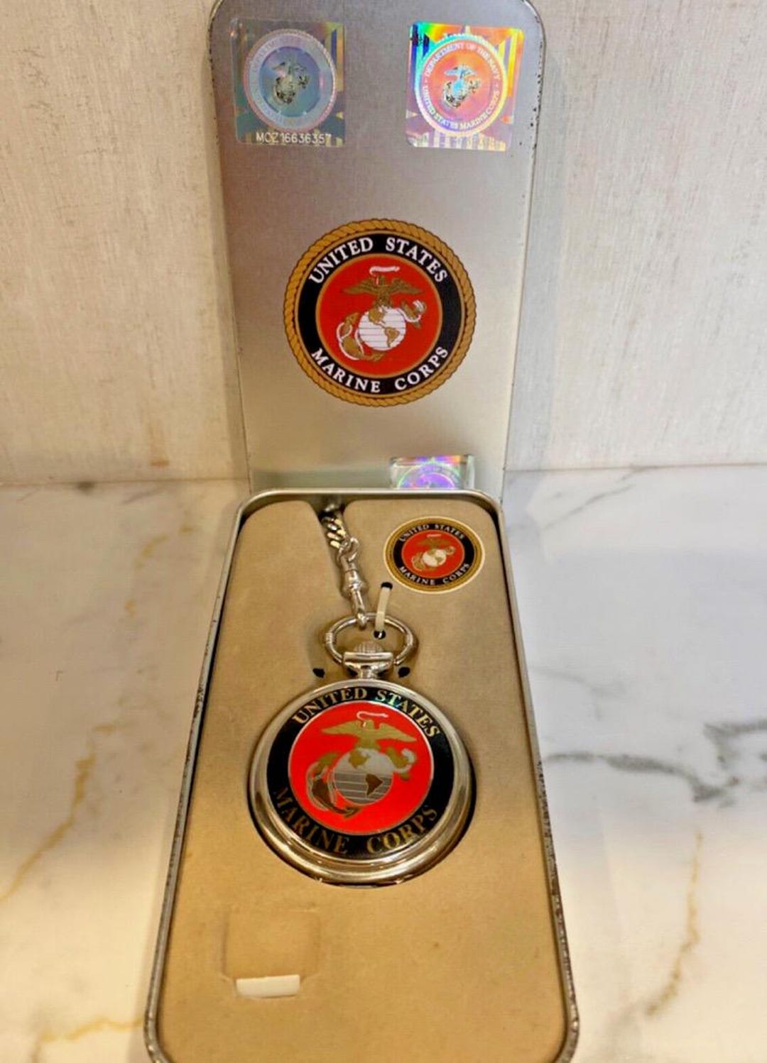 USMC Pocket Watch - Etsy