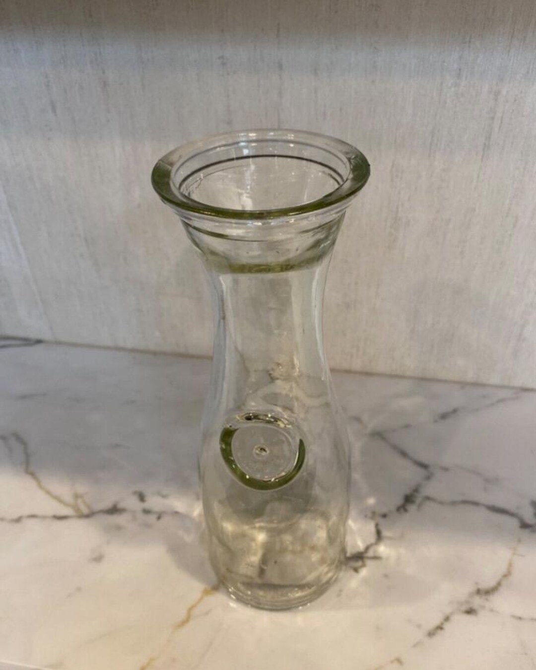 Vintage ANCHOR HOCKING Half Litre Glass Wine Decanter Juice, Water ...