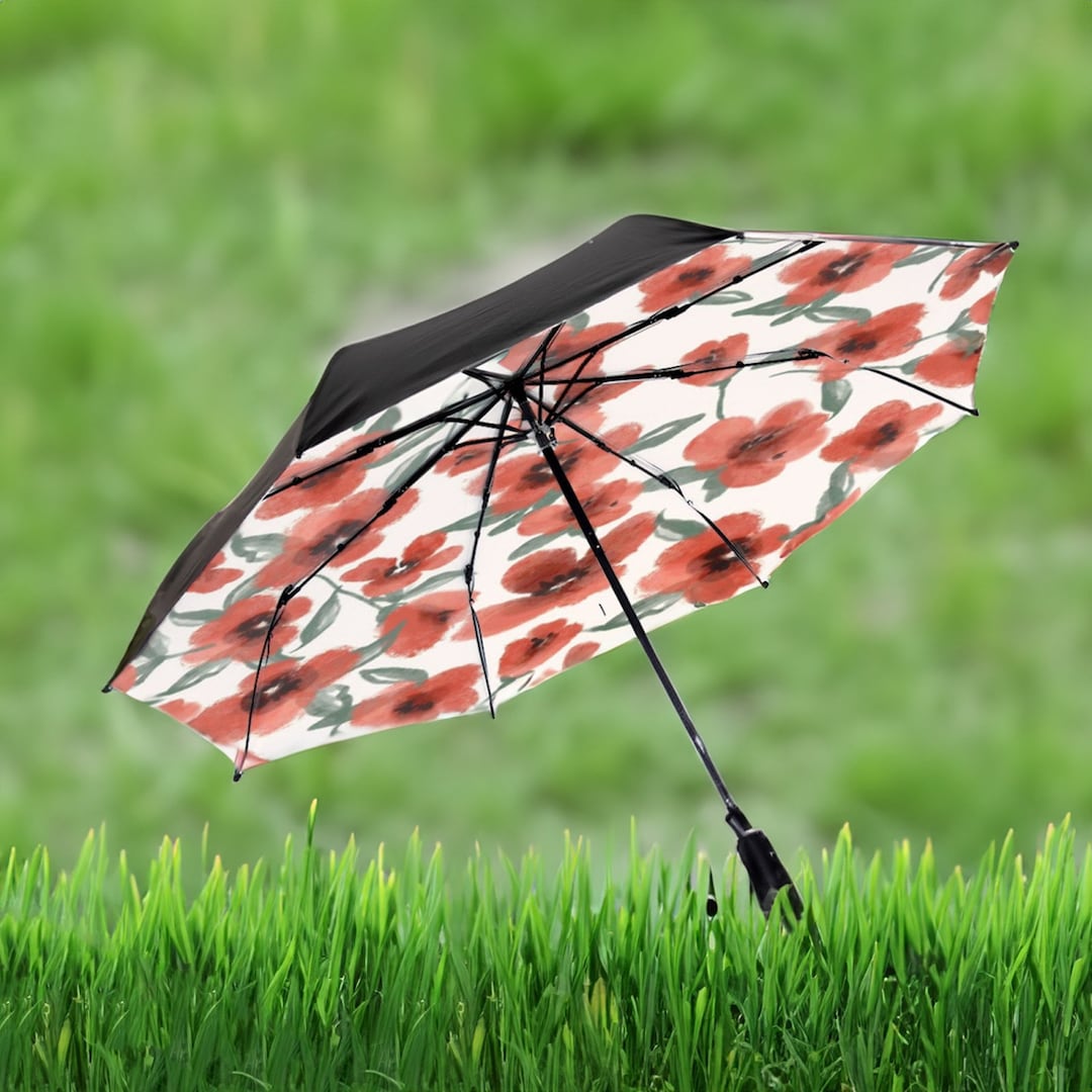 Folding Flower Umbrella Sun and Rain Umbrella UV Protection - Etsy