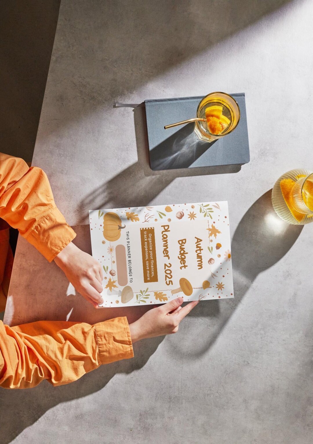 Autumn Budget Planner Printable 2025 | Minimalist Fall Expense Tracker ...