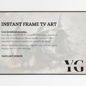 FRAME TV Art - "witches" | Halloween Frame Tv Art, Whimsical Witches ...