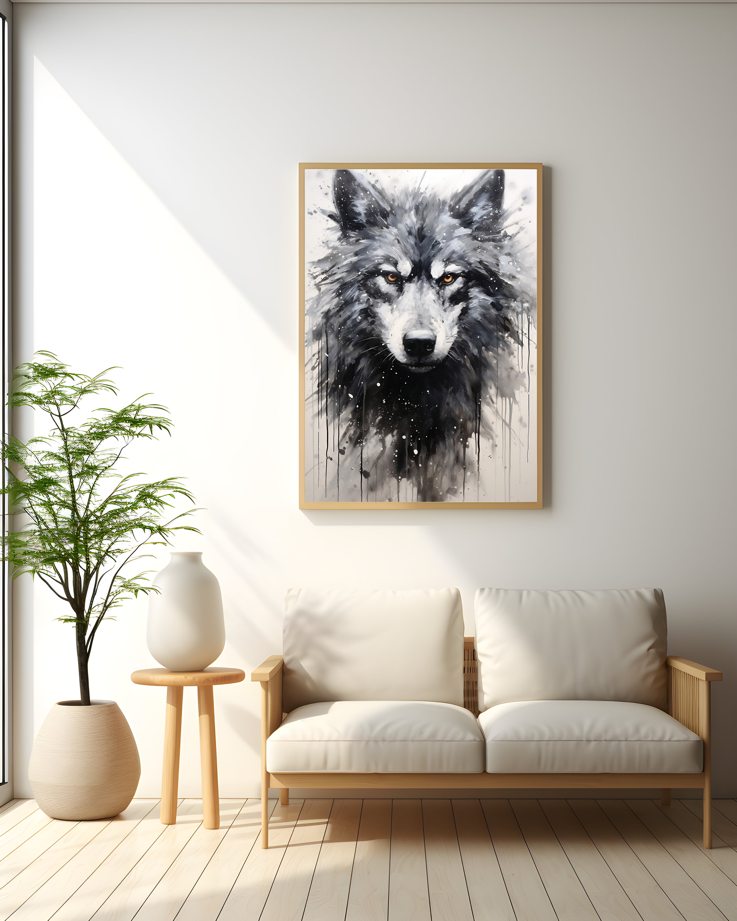 Wolf Digital Print Wolf Poster Printable Wolf Wall Art - Etsy