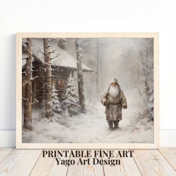 Rustic Santa - Etsy