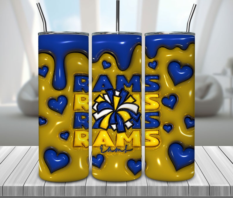 5 Football Tumbler Wrap Designs 3D Inflated Drip Football - Etsy