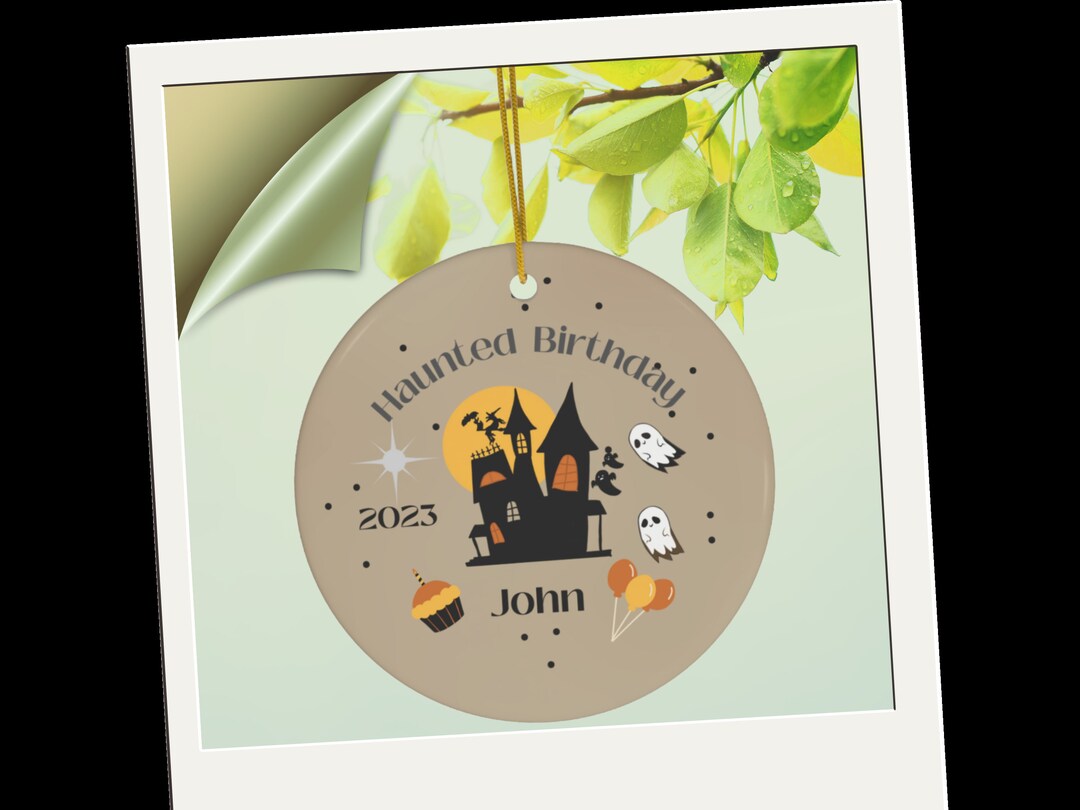 Haunted Birthday Spooky and Festive Ghostly Celebration - Etsy