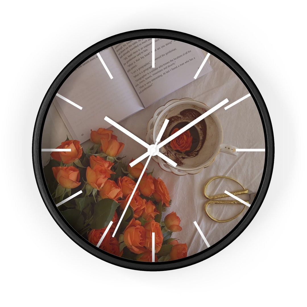 Preppy Room Decor Aesthetic Clock, Dorm Decor for College Girls ...