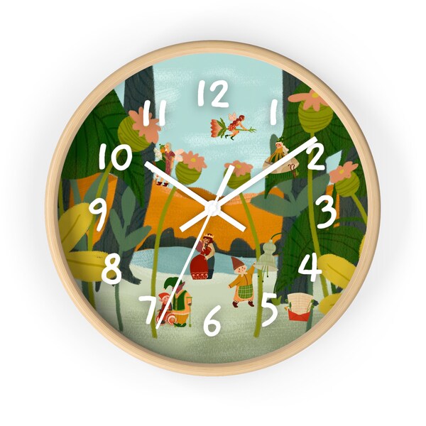 Fairy Tale Wall Clock - Etsy