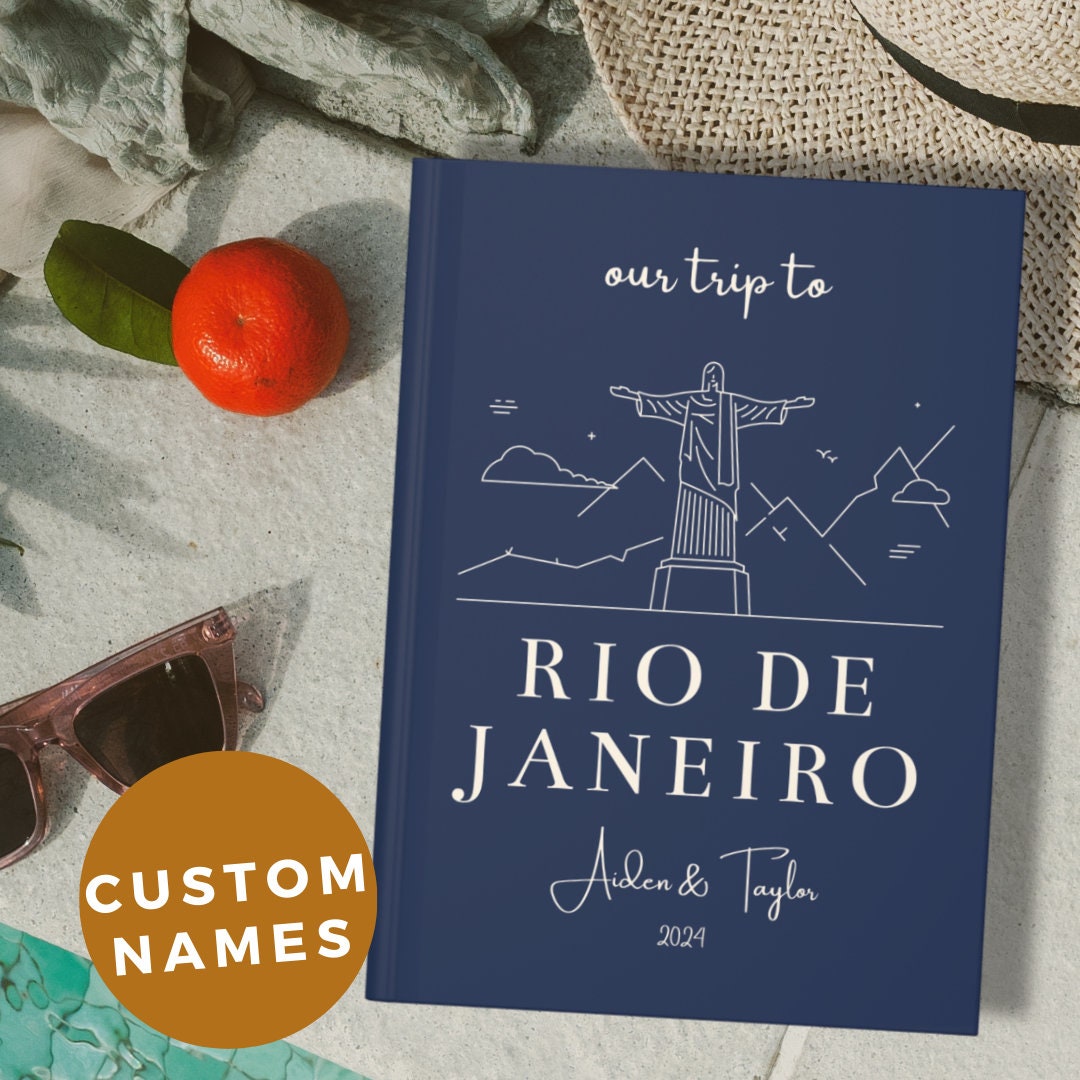Rio De Janeiro Travel Memory Book, Christ Redeemer Custom Vacation ...