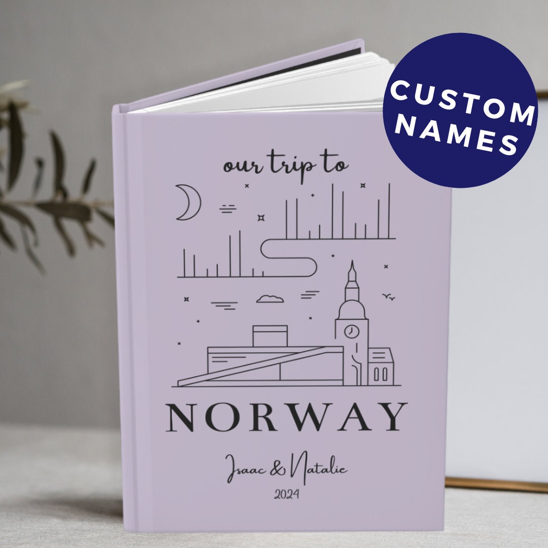 Norway Keepsake Travel Journal, Europe Personalized Memory Adventure ...