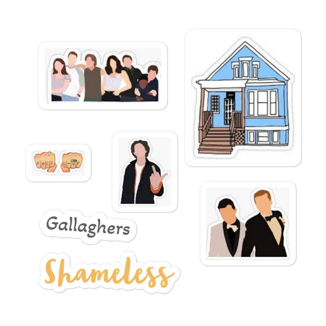 Shameless Bubble-free Stickers - Etsy