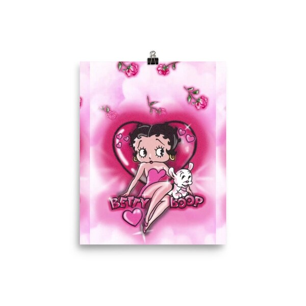 Betty Boop Poster - Etsy
