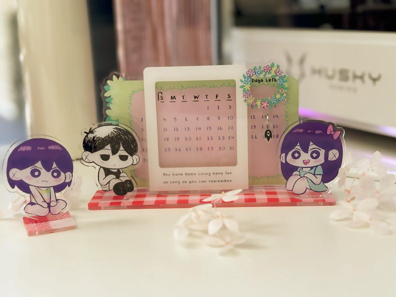 OMORI Calendar - Acrylic Standee - Etsy