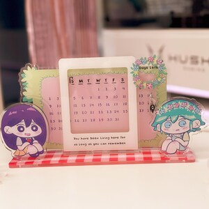 OMORI Calendar - Acrylic Standee - Etsy