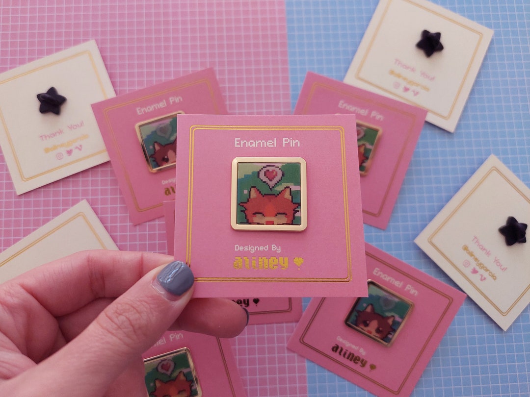 The Cat Lenticular Enamel Pin - Stardew Valley - Etsy