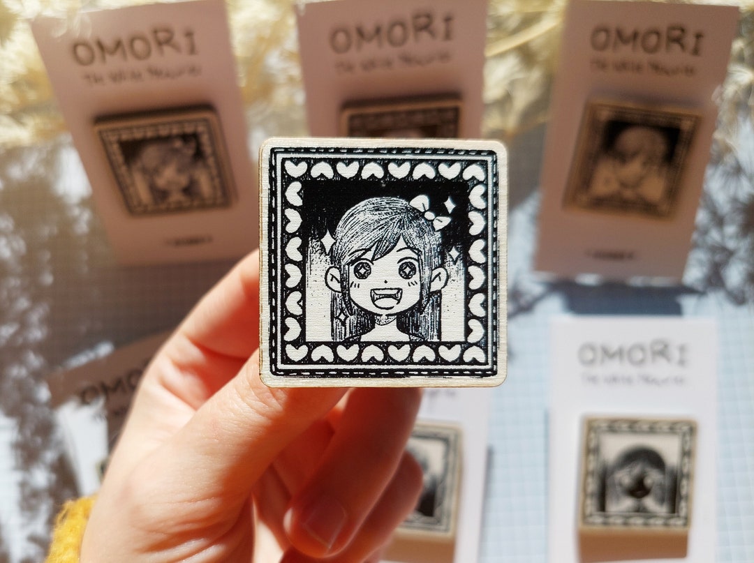 OMORI Wooden Pins - Portraits - Etsy