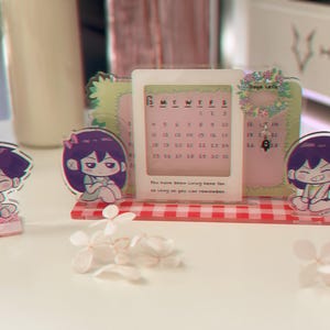 OMORI Calendar - Acrylic Standee - Etsy