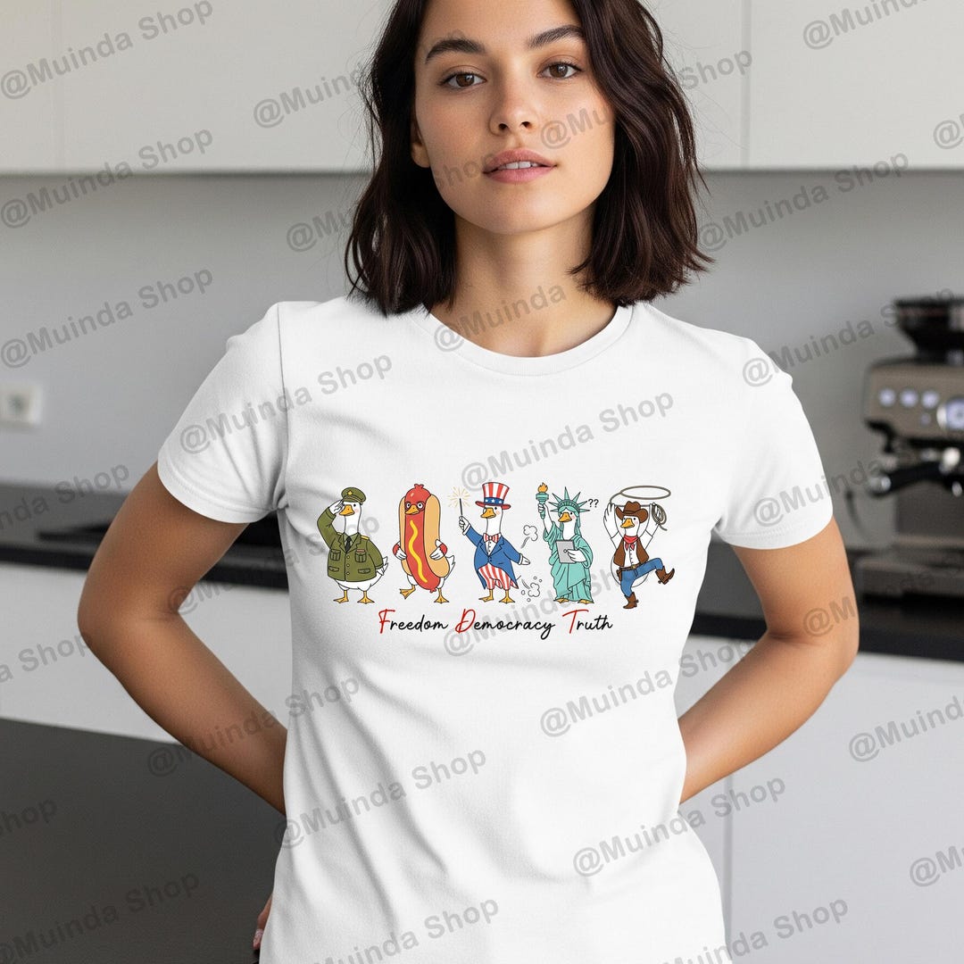 Patriotic Subtle FDT Shirt, FDT Goose Shirt, 4th of July FDT Shirt ...