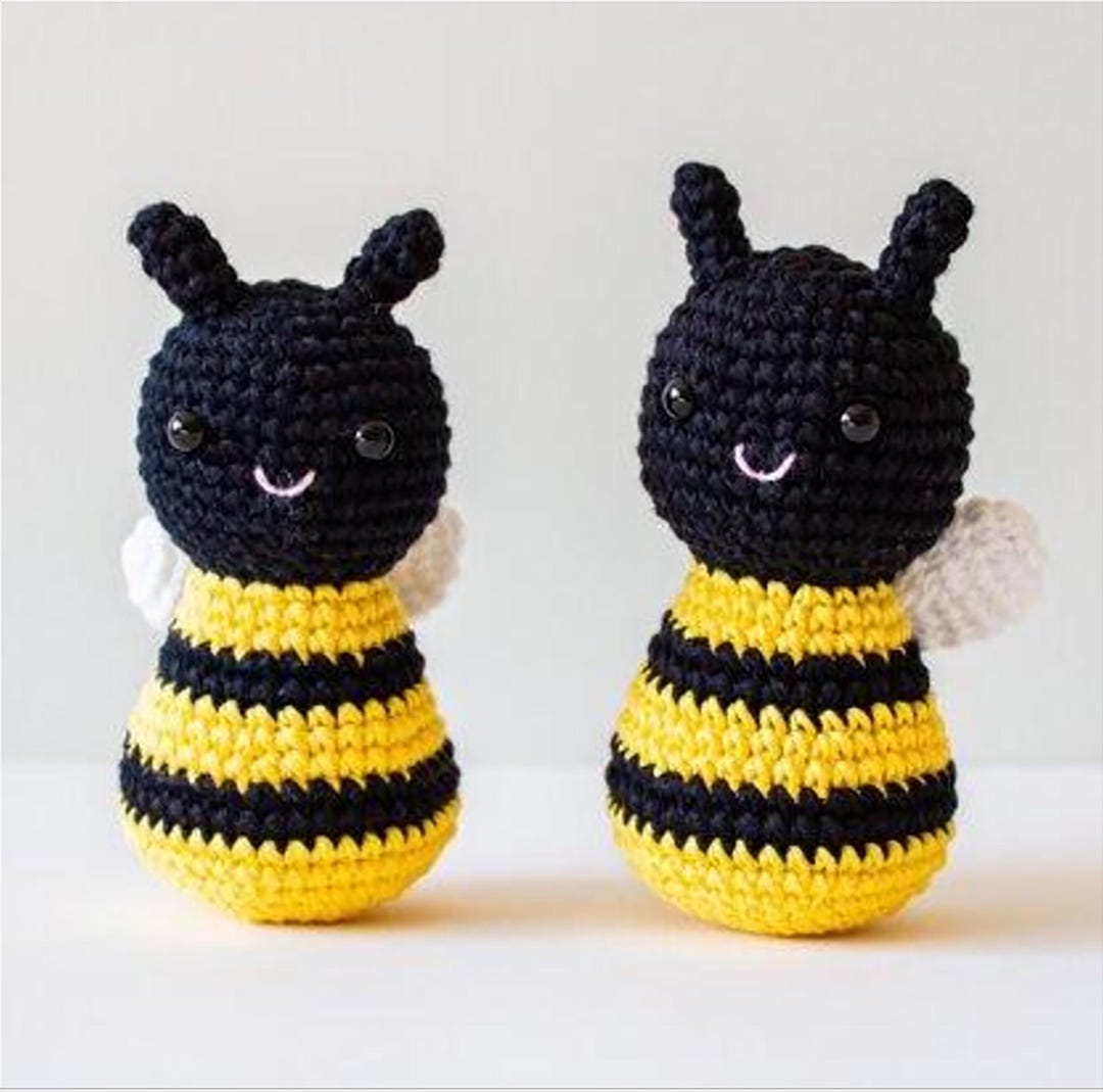 Buzz the Bee Crochet Pattern Amigurumi Insect, Cute Crochet Bee Pattern ...