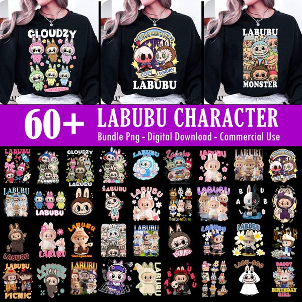Labubu Vector - Etsy
