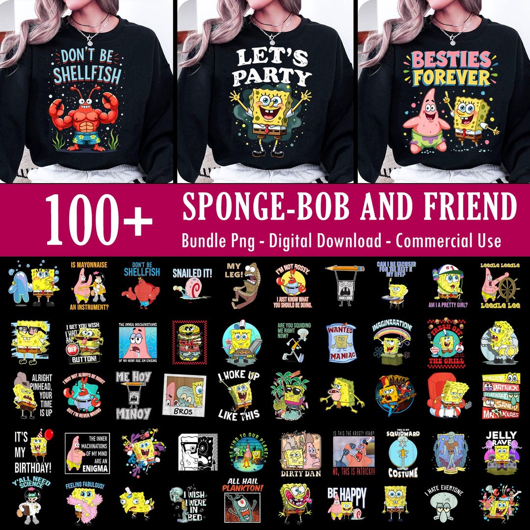 Spongebob Svg Bundle Spongebob Font Svg Svg Cut Files For Cricut Bob Cartoon Svg Cartoon
